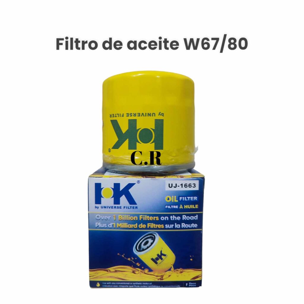 FILTRO DE ACEITE W67/80 – Comercial Ramírez SPA
