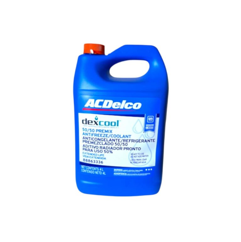 COOLANT REFRIGERANTE 50/50 ACDELCO BIDON 4 LTS PACK – Comercial Ramírez SPA